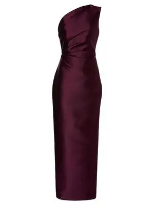 Solace London Kira Draped Gown - Purple