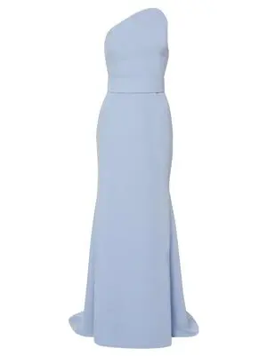 Solace London Seraphina One-shoulder Gown - Blue