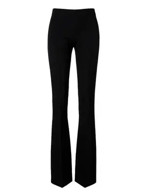 THE ROW Fabien Wool Cady Flared Pants - Black