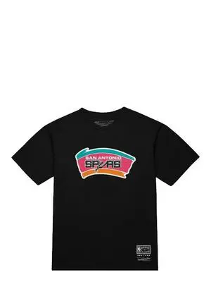 Mitchell & Ness San Antonio Spurs Hardwood Classics Arch T-shirt - Black