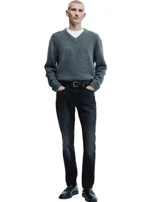 H&M H&M Slim Fit Stretch Denim Jeans Black