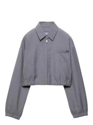 Prada Light Mohair Blouson Jacket - Grey