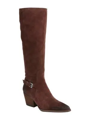 Sam Edelman Wren Buckle Knee-high Boots - Cafe Noir