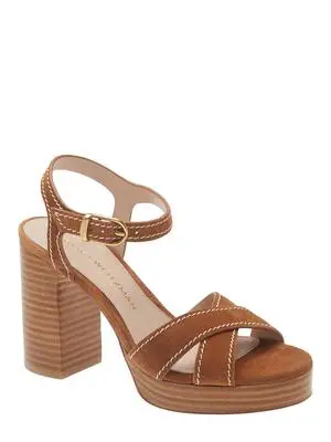 STUART WEITZMAN Dayna Platform Sandal - Doe
