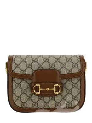 Gucci 1955 Mini Horsebit Shoulder Bag - Brown