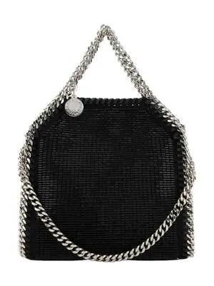 Stella McCartney Falabella Foldable Tote Bag With Chain Detail - Black