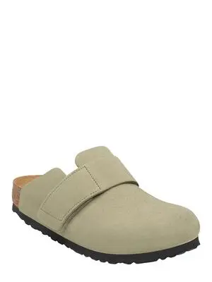 BIRKENSTOCK BIRKENSTOCK Loma Suede Leather Clogs Faded Khaki