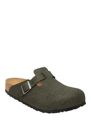 BIRKENSTOCK Boston Wool Clogs - Thyme