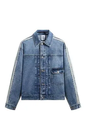Kith X Adidas X Messi Denim Jacket - Blue