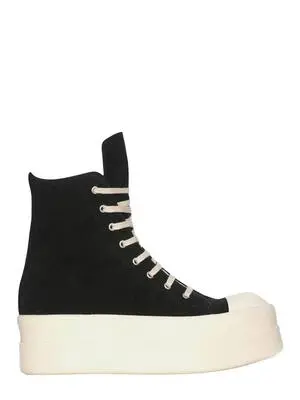 Rick Owens Double Bumper Low Sneakers - Black