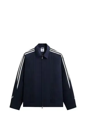 Kith X Adidas Wool Track Jacket - Blue