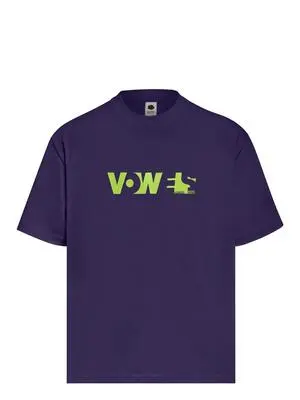VOWELS Blur Tee - Blue