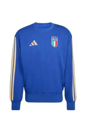 Adidas Italy Dna Crew Sweatshirt - Blue