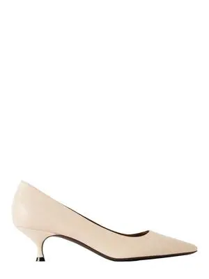 HERBERT LEVINE Pump Du Jour 50 Leather Pumps - Gray