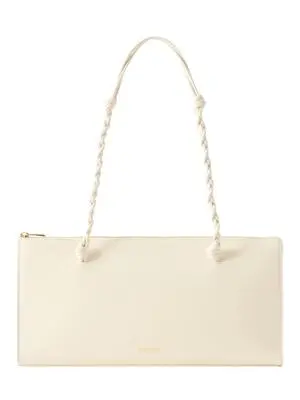 JIL SANDER Jil Sander Tangle Tent Leather Shoulder Bag Neutrals