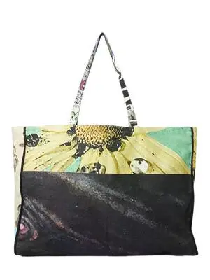 DRX X STEFAN MEIER X LN-CC Graphic-print Canvas Tote Bag - Black