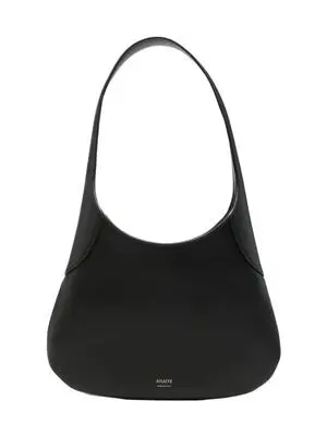 Khaite Joan Small Leather Hobo Bag - Black
