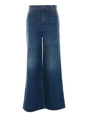 Chloé Wide Leg Jeans - Blue
