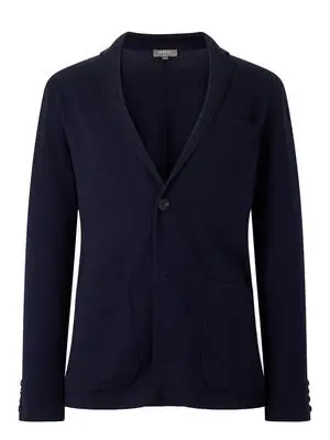 N.PEAL N.PEAL Cashmere And Silk-Blend Shawl Collar Cardigan