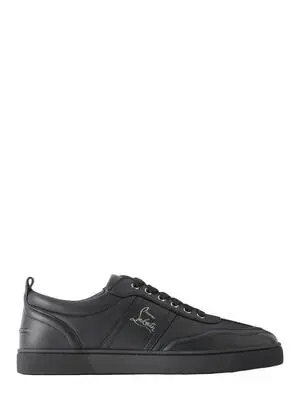 CHRISTIAN LOUBOUTIN Retero Leather Sneakers - Black