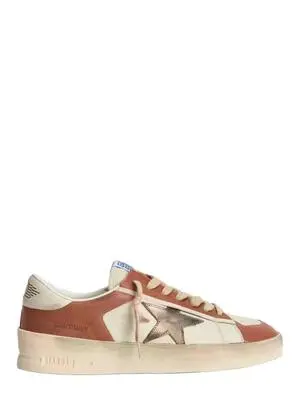 GOLDEN GOOSE Stardan Star-patch Sneakers - Neutrals