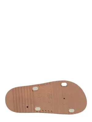 Melissa Logo Embossed Touch-strap Sandals - Neutrals