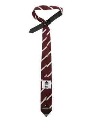 DSM - DOVER STREET MARKET X Kei Ninomiya Striped University Tie - Red