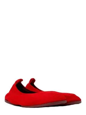 Camper Right Niko Ballerina Flat - Medium Red