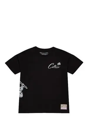 MITCHELL & NESS Boston Celtics Chrome Heritage T-shirt At Nordstrom