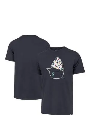 '47 Seattle Mariners Ice Cream Helmet Franklin T-shirt - Navy