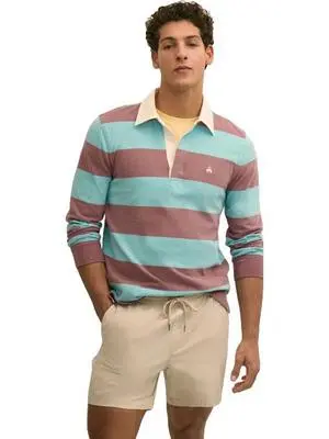 Brooks Brothers Cotton Rugby Shirt - Blue