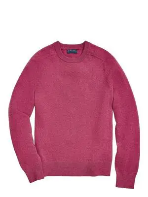 Brooks Brothers BROOKS BROTHERS 3-Ply Cashmere Sweater Medium Pink
