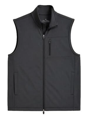Brooks Brothers Performance Series Big & Tall Full-zip Vest Shirt Black