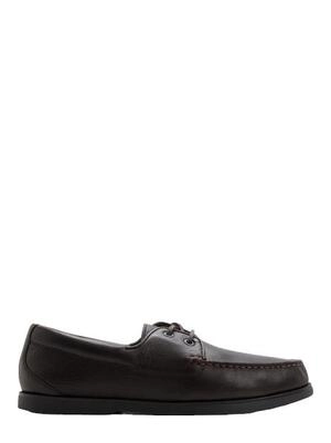 Brooks Brothers Leather Boat Shoes - Brown