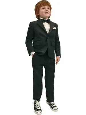 Brooks Brothers Prep Stretch Wool Tuxedo Jacket - Black