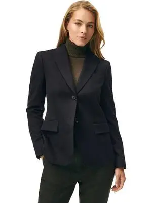 Brooks Brothers Cashmere 2-button Jacket - Navy