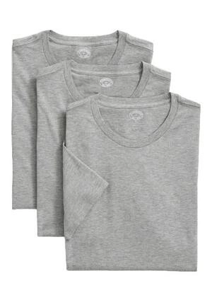 Brooks Brothers Supima Cotton Crewneck 3 Pack T-shirts Grey