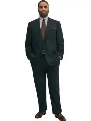 Brooks Brothers Explorer Collection Big & Tall Suit Jacket - Black