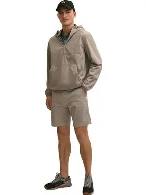 Brooks Brothers Performance Series Water-repellent Hooded Anorak Jacket - Grey