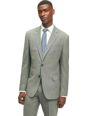 Brooks Brothers Explorer Collection Slim Fit Wool Suit Jacket - Grey