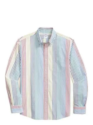Brooks Brothers Friday Shirt, Poplin Archive Stripe - Multicolor