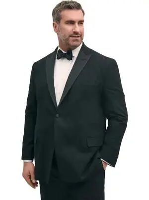 Brooks Brothers Explorer Collection Wool Tuxedo Jacket - Black