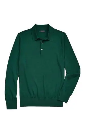 Brooks Brothers Brooks Brothers Ultimate Merino Wool Polo Sweater Medium Green