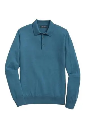 Brooks Brothers Brooks Brothers Ultimate Merino Wool Polo Sweater Teal