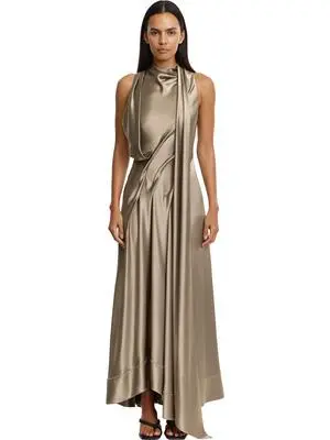 Acler Ewart Maxi Dress - Walnut