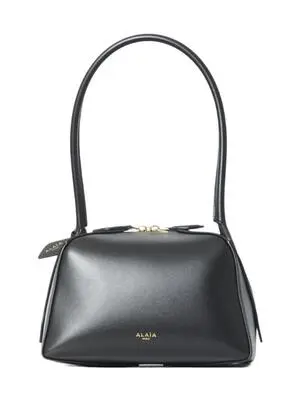 Alaïa Le Bouledogue Small Leather Shoulder Bag - Black