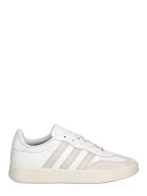 Adidas Panelled Logo Embossed Sneakers - White