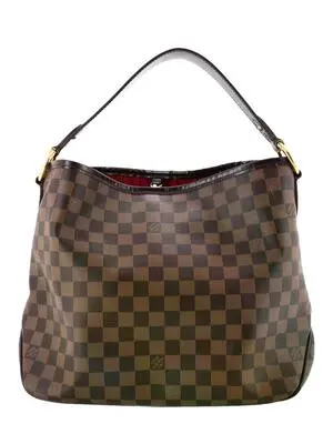 LOUIS VUITTON Damier Pm Hobo Bag - Brown