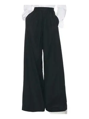 Ralph Lauren Vanessa Full Length Pleated Pant - Black