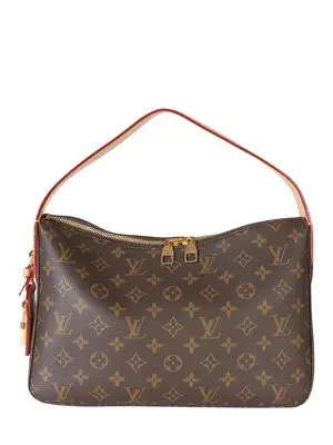 LOUIS VUITTON Monogram Canvas Slouchy Pm Shoulder Bag - Brown